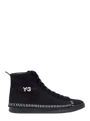 Adidas Y-3 Bynder High Top Sneakers - Black