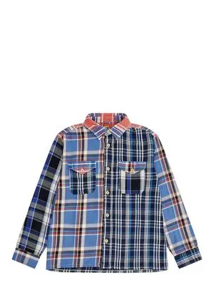 HUMAN MADE Crazy Check Long-sleeve Shirt - Blue