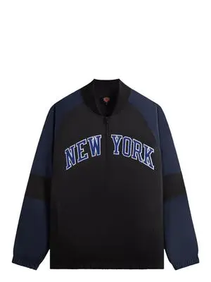 Kith For The New York Knicks Ball Nylon Quarter Zip - Black