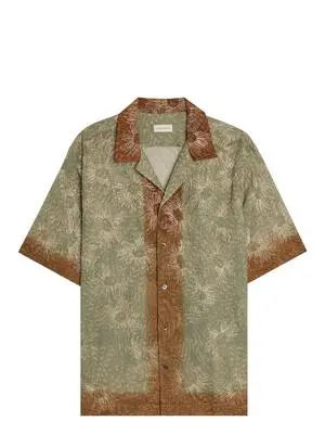 Dries Van Noten Carltone Embroidered Shirt - Green