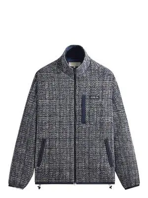 Kith Textured Tweed Claremont Full Zip - Blue