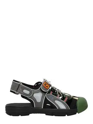 Gucci Tinsel Sport Sandals - Grey