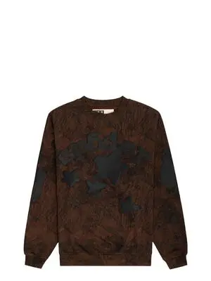 SP5DER Beluga Real Tree Camo Crewneck Sweatshirt - Brown