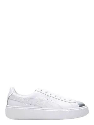 PUMA Platform Basket Sneakers - White