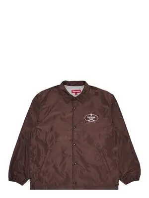 Supreme Crest Coaches Jacket - Brown
