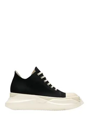 Rick Owens Abstract Low Sneakers - Black