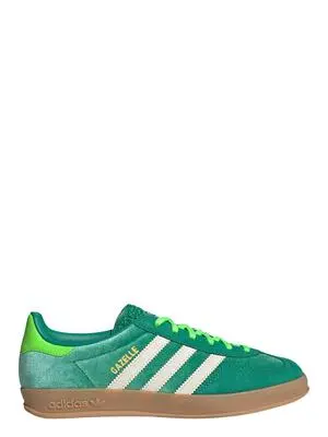 Adidas Gazelle Indoor Semi Court Velvet Sneakers - Green