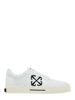 Off-White Vulcanized Low Top Sneakers - White
