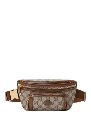 Gucci Interlocking Gg Patch Belt Bag - Brown