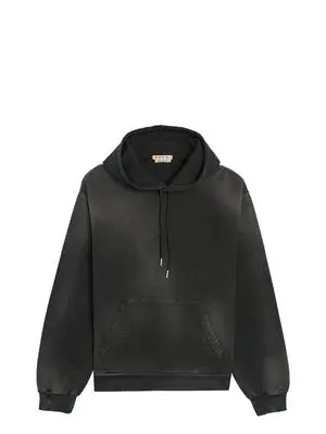 Marni Mended Dyed Jersey Hoodie - Black