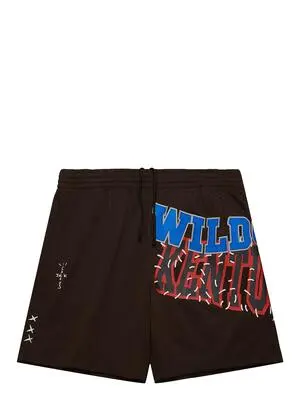 CACTUS JACK BY TRAVIS SCOTT X Mitchell & Ness University Of Kentucky Shorts - Brown