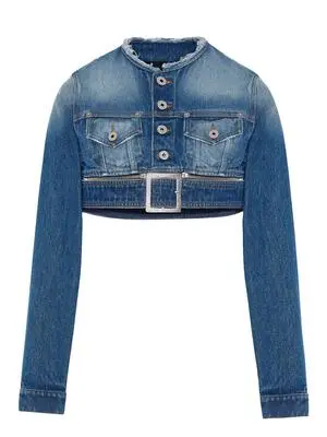 JEAN PAUL GAULTIER Cropped Jacket - Blue