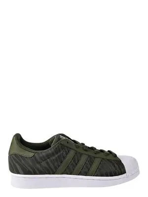 Adidas Superstar Glitter Mesh J Sneakers - Green