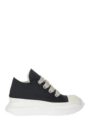 Rick Owens Jumbo Laced Abstract Low - Black