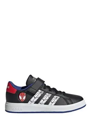 Adidas Marvel X Grand Court K 'spider-man' Sneakers - Black