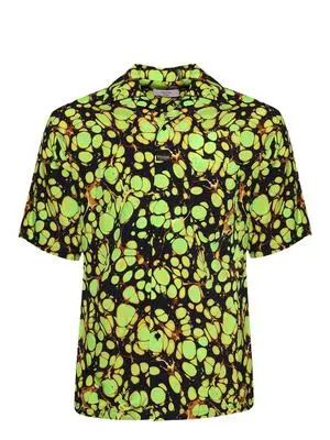 Martine Rose Printed Hawaiian Shirt - Green