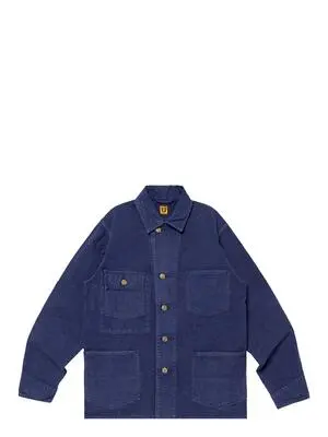 HUMAN MADE Garment Dyed Coverall Jacket - Blue