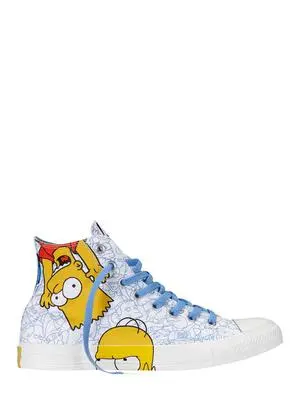 CONVERSE The Simpsons Chuck Taylor All Star High 'family Homer' Sneakers - White
