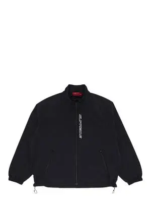 Supreme Contrast Zip Track Jacket - Black