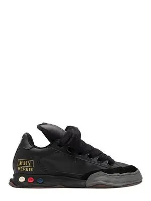 Mihara Yasuhiro Herbie Puffer Og Sole Leather Low - Black