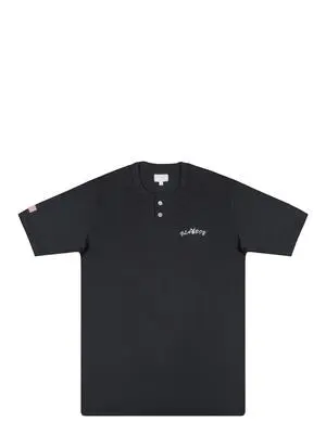 Supreme X Playboy Short-sleeve Henley Top - Black