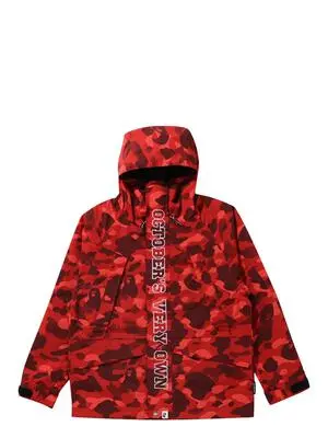 A BATHING APE X Ovo Color Camo Jacket - Red
