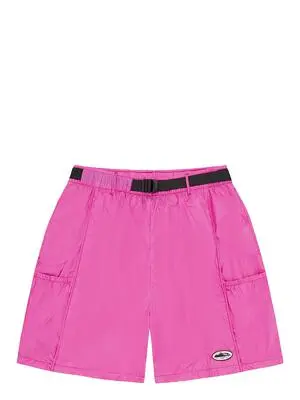 CORTEIZ Alcatraz Nylon Patch Shorts - Pink