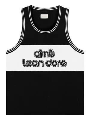 Aimé Leon Dore Knit Basketball Jersey - Black