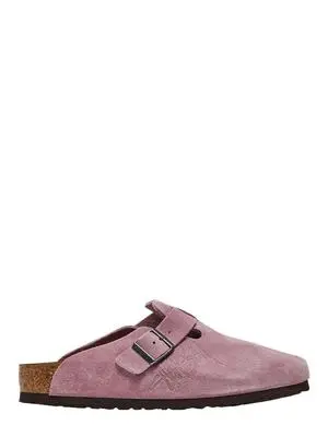 BIRKENSTOCK X Stussy Boston Shaggy Slides - Pink