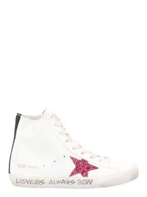 GOLDEN GOOSE Francy 'lovers Always Win - White