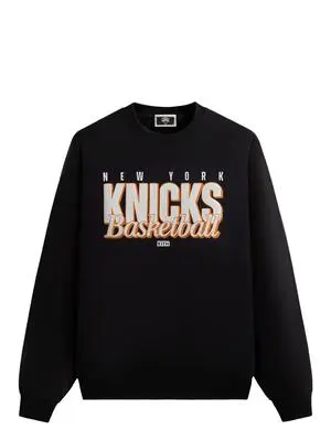 Kith For The New York Knicks Classic Vintage Nelson Crewneck - Black