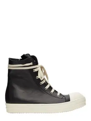 RICK OWENS Phlegethon High Milk Sneakers