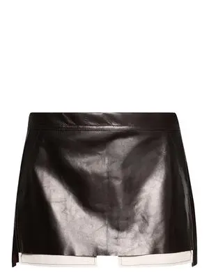 Rick Owens Mini Skirt - Brown