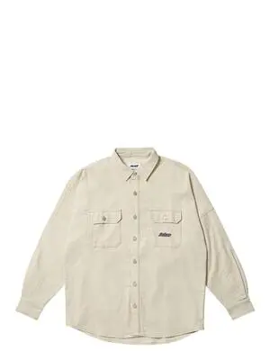 PALACE Drop Shoulder Cord Shirt - White