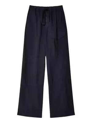 Dries Van Noten High-waisted Cargo Pants - Blue