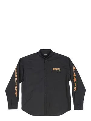 Balenciaga Metal Logo Shirt - Black