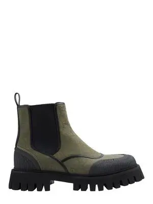 Gucci Gg Ankle Boot - Green