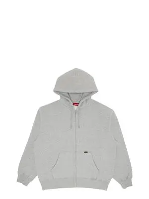 Supreme Zip-up Hooded Sweatshirt - Grey
