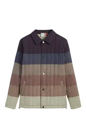 Kith Striped Poplin Coaches Jacket - Multicolor