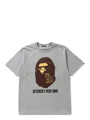 A BATHING APE X Ovo Tee - Grey