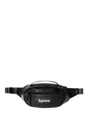 Supreme Leather Waist Bag - Black