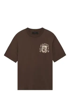 Amiri Lion Outline Tee - Brown