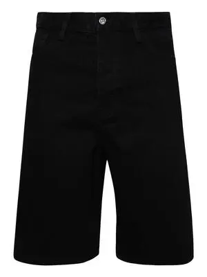 NAHMIAS Denim Baggy Carpenter Shorts - Black