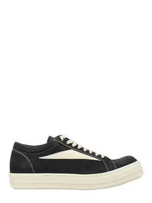 Rick Owens Luxor Vintage Nubuck Sneakers - Black