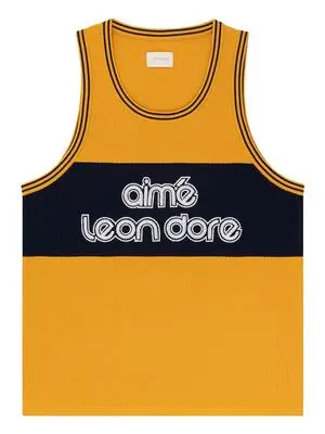 Aimé Leon Dore Knit Basketball Jersey - Yellow