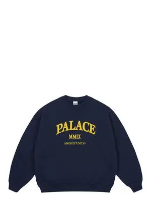 PALACE Unitas Oversized Crew - Blue