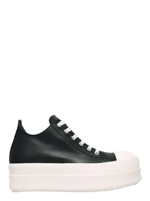 Rick Owens Hollywood Low Top Sneakers - Black