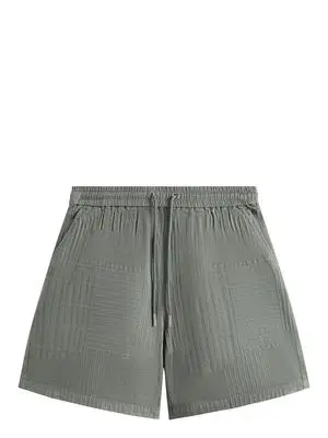 Kith Overdyed Patchwork Mason Short - Green