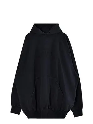 Balenciaga Oversized Hoodie - Black