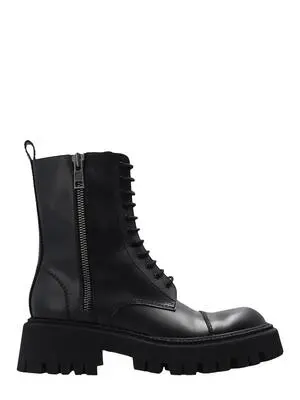 Balenciaga Tractor Bootie - Black